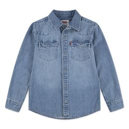 Levi's Kids Damen Levi's Kids Jeanshemd &raquo;LVB NEW BARSTOW WESTERN&laquo; im Western-Style grau 10 (140), N-Gr