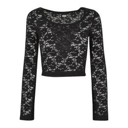 Urban Classics Damen Urban Classics Longsleeve &raquo; Damen Ladies Cropped Lace Longsleeve&laquo; 1 Stk. XL