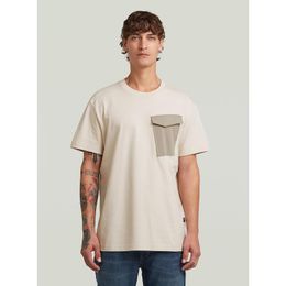 G-Star Raw G-Star Herren G-STAR T-Shirt &raquo;Fabric Mix Pocket T-Shirt&laquo; XXL