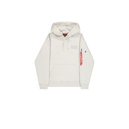 Alpha Industries Sweatshirt 'Mirror' male size XXL Light grey / Green / Red / Black