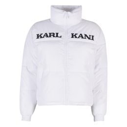 Karl Kani Damen Winterjacke "Karl Kani Karl Kani Retro Essential Puffer Jacket"wei&szlig;, Gr. M, mehrfarbig, 100% Polyester, Jacken