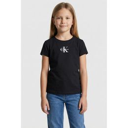 Calvin Klein Jeans M&auml;dchen T-Shirt &raquo;MICRO MONOGRAM TOP&laquo; Regular fit f&uuml;r Kinder 8 (128)