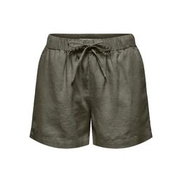 Only Damen Only Shorts &raquo;ONLGOA MW LIN BL PULL-UP SHORTS CC PNT&laquo; mit Leinen L, N-Gr