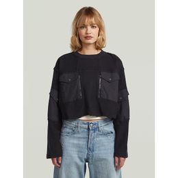 G-Star Raw G-Star Damen G-STAR Longpullover &raquo;Multi Pocket Mix Loose Cropped Sweater&laquo; M