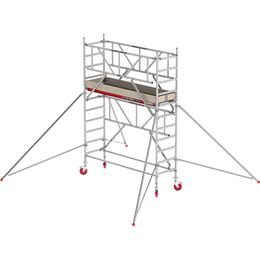 Altrex Fahrger&uuml;st RS TOWER 41 schmal mit Safe-Quick , Holzplattform, L&auml;nge 1,85 m, Arbeitsh&ouml;he 4,20 m