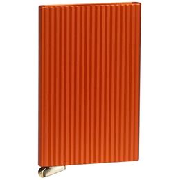 Secrid Kreditkartenetui Cardprotector Fluted in Orange+ | Gr.: onesize