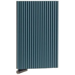 Secrid Kreditkartenetui Cardprotector Fluted in Teal+ | Gr.: onesize