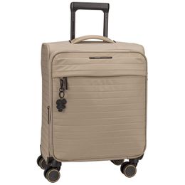 Travelite Trolley Barbara Stepp 4W Trolley S Exp in Satin Nude | Gr.: onesize