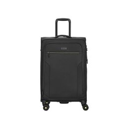 d&n D&N Travel Line 9704 - 4-Rollen-Trolley M 68 cm erw. (dark red) in schwarz | Gr.: onesize