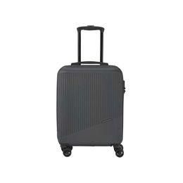 Travelite Bali - 4-Rollen-Kabinentrolley S 55 cm (wei&szlig;/cognac) in anthrazit | Gr.: onesize