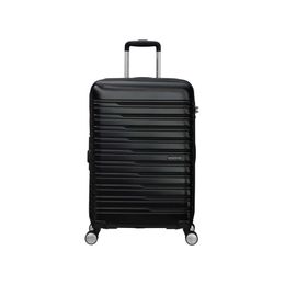 American Tourister Flashline - 4-Rollen-Trolley 67 cm erw. (lila) in shadow black | Gr.: onesize