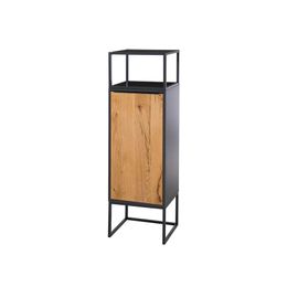home24 Schrank Barview I in Eiche / Anthrazit | Gr.: onesize