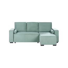 Beliani Schlafsofa EDANE in Gr&uuml;n - (W) 232 x (H) 94 x (L) 150 cm | Gr.: onesize