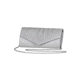 Vera Mont Clutch-Tasche mit Raffung in gun metal | Gr.: onesize