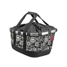 Klickfix reisenthel Bikebasket GT 21 - Gep&auml;cktr&auml;gerkorb (Racktime) (racktimetwist blue) in fleur black | Gr.: onesize