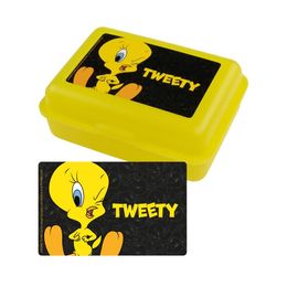 Looney Tunes Brotdose Tweety Lunchbox Butterbrotdose mit Trennwand in gelb | Gr.: onesize