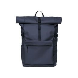 Sandqvist Stream Rolltop - Rucksack 16" 67 cm (black) in navy | Gr.: onesize