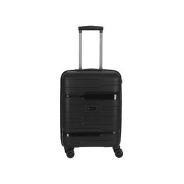 Check.In Memphis - 4-Rollen-Kabinentrolley 55 cm (blau) in schwarz | Gr.: onesize