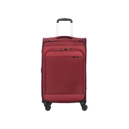 d&n D&N Travel Line 9504 - 4-Rollen-Trolley M 67 cm erw. (dark red) in dark red | Gr.: onesize
