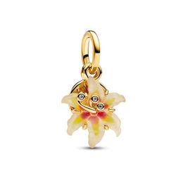 Pandora Anh&auml;nger Disney Rapunzel Neu Verf&ouml;hnt Sonnentropfenblume Gold | Gr.: onesize