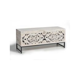 Giner y Colomer Truhe aus Mangoholz in White | Gr.: onesize