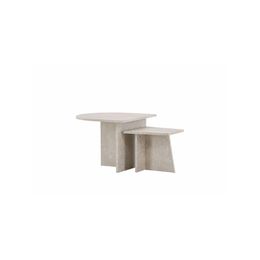 ebuy24 Couchtisch Sala Beige 60 x 60 cm | Gr.: onesize