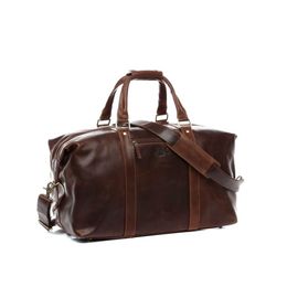 SID & VAIN SID & VAIN Leder-Reisetasche echt Leder Weekender gro&szlig; | Ledertasche braun ZANE in braun | Gr.: onesize