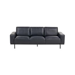 Beliani 3-Sitzer Sofa SOVIK in Schwarz - (W) 215 x (H) 72 x (L) 87 cm | Gr.: onesize