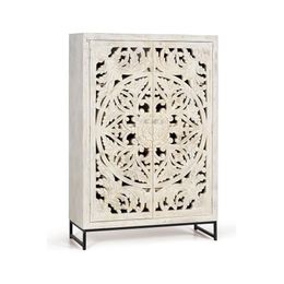 Giner y Colomer K&uuml;chenhochschrank aus Mangoholz in White | Gr.: onesize