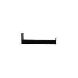 ebuy24 Wandgarderobe Nimes Schwarz 3 x 21 cm | Gr.: onesize