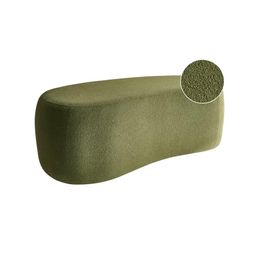Beliani Pouf BAYARD in Gr&uuml;n - (W) 115 x (H) 43 x (L) 56 cm | Gr.: onesize