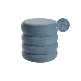 Beliani Pouf SUMPTER in Blau - (W) 43 x (H) 47 x (L) 43 cm | Gr.: onesize