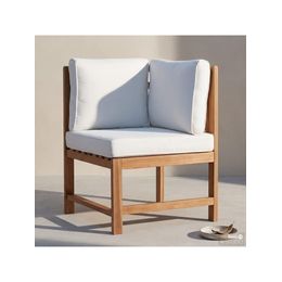 home24 Diningeckelement Bayton in Beige / Braun | Gr.: onesize