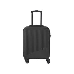 Travelite Bali - 4-Rollen-Kabinentrolley S 55 cm (wei&szlig;/cognac) in schwarz | Gr.: onesize