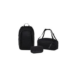 Satch Schulrucksack-Set AIR Blackjack 3-teilig in Schwarz | Gr.: onesize