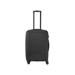 Travelite Bali - 4-Rollen-Trolley M 67 cm (wei&szlig;/cognac) in schwarz | Gr.: onesize