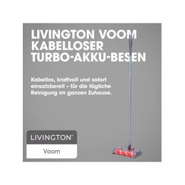 Livington Akku Besen Voom in Grau | Gr.: onesize