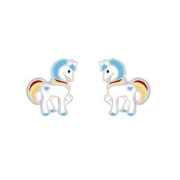 schmuck23 Silber Ohrringe 925 Regenbogen 0,7 cm x 0,8 cm | Gr.: onesize