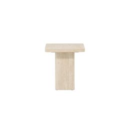 ebuy24 Couchtisch Qvart Beige 50 x 50 cm | Gr.: onesize