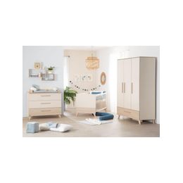 Roba Babyzimmer Set Sidney 3-tlg. Cashmere/Eiche mit Bett, Kommode & Schrank | Gr.: onesize