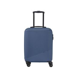 Travelite Bali - 4-Rollen-Kabinentrolley S 55 cm (wei&szlig;/cognac) in blau | Gr.: onesize