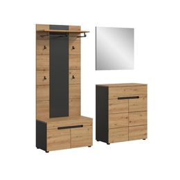 ebuy24 Garderobenm&ouml;bel Canu Eiche 175 x 37 cm | Gr.: onesize
