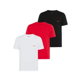 T-Shirt HUGO UNDERWEAR "RN TRIPL", Herren, Gr. XL, bunt (open miscellaneous 993), Jersey, Obermaterial: 100% Baumwolle, Basic, regular fit, Rundhals, eingesetzt normaler Saum, Shirts T-Shirt, mit Rundhalsausschnitt