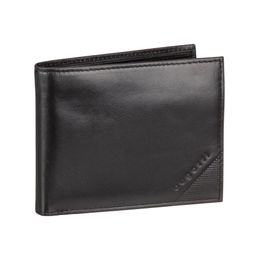 Bugatti Geldb&ouml;rse Nobile Horizontal with Flap in Schwarz | Gr.: onesize