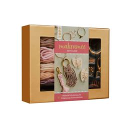 Frech Nonbook - Makramee-Schmuckset "With Love" (Ros&eacute;/Natur) | Gr.: onesize