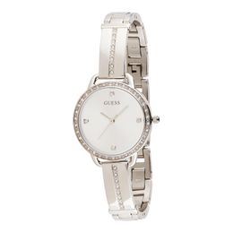Guess Uhr 'Bellini' Damen Gr&ouml;&szlig;e One Size silber / transparent / wei&szlig;