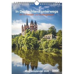 DuMont Kalenderverlag Kalender - DUMONT - In Deutschland unterwegs 2026 - Wochenkalender 21 x 30 cm, | Gr.: onesize
