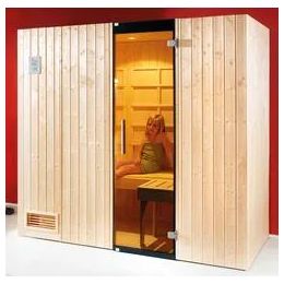 Infrarotkabine Weka "Alaro", beige (natur), (ohne Ofen), Saunen, inkl. Saunaofen