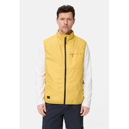 Camel Active Outdoor Weste aus wasserabweisendem Material in Sonnengelb | Gr.: XL