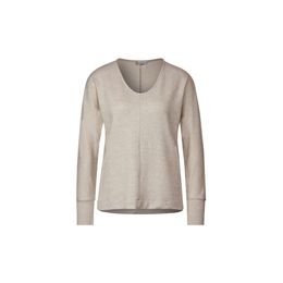 Street One Langarmshirt in spring sand melange | Gr.: 42